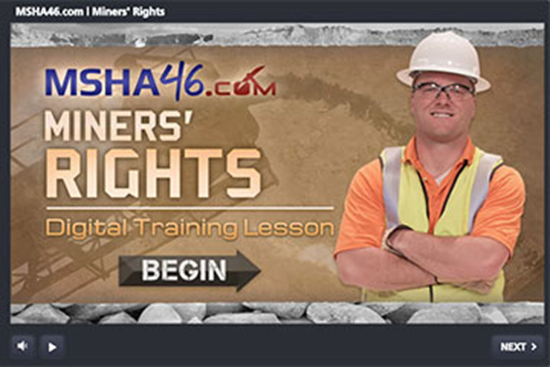 PureSafety On Demand. MSHA Part 46: Miners' Rights